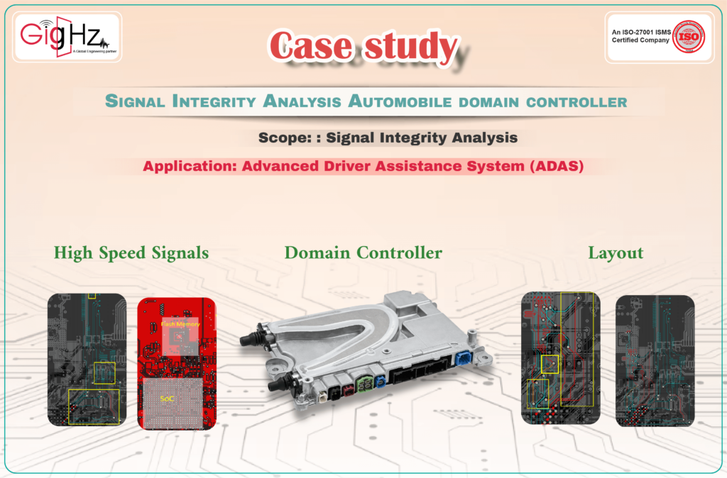 Case Study: Signal Integrity Analysis for Automobile Domain Controller