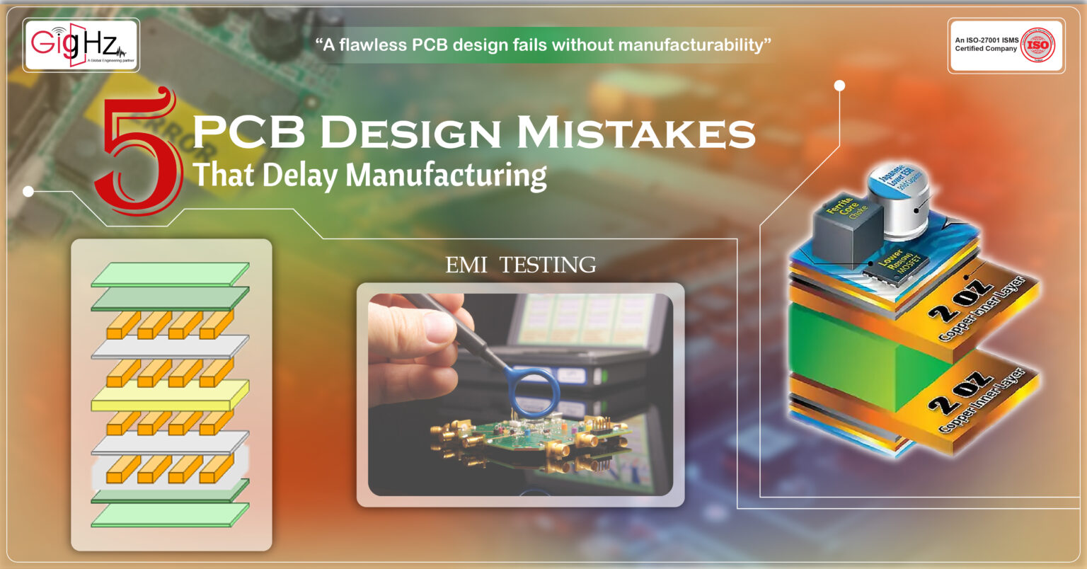 Top 5 PCB Design Mistakes Affecting Manufacturing